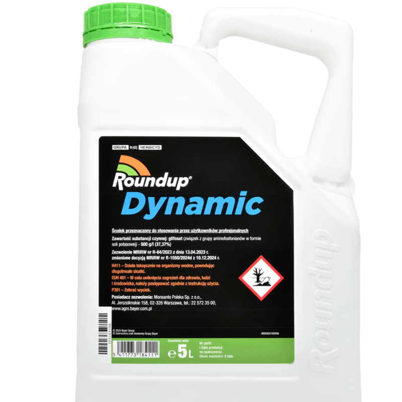 Roundup Dynamic 500 Glyfosaat Herbicide 5L – Friend of Gardeners